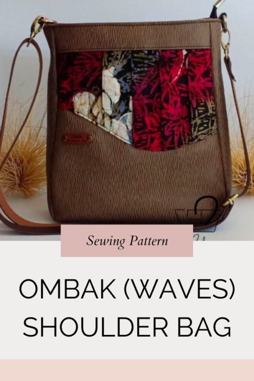 Ombak (Waves) Shoulder Bag sewing pattern (+ video) - Sew Modern Bags