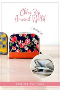 Chloe Zip Around Wallet sewing pattern (2 designs) - Sew Modern Bags