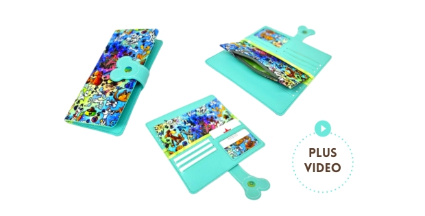 Serendipity Wallet sewing pattern (+ video) - Sew Modern Bags