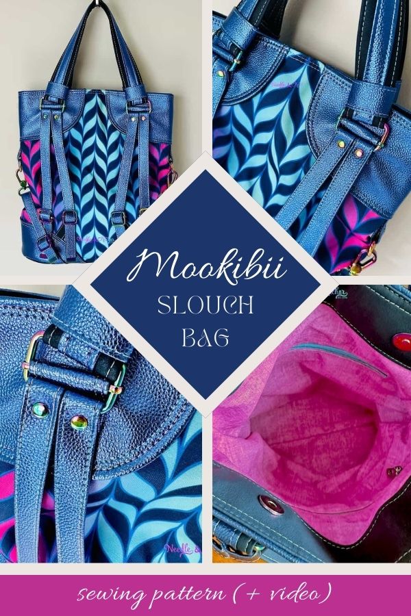 Mookibii Slouch Bag sewing pattern (+ video) - Sew Modern Bags