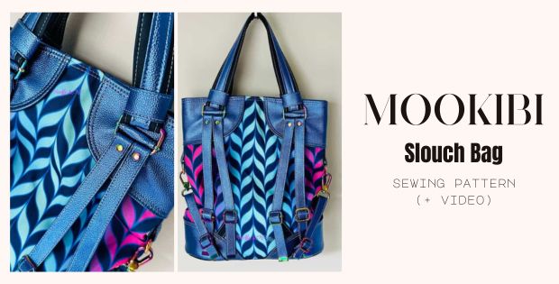 Mookibii Slouch Bag sewing pattern (+ video) - Sew Modern Bags