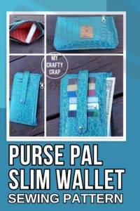 Purse Pal Slim Wallet sewing pattern (+ video) - Sew Modern Bags