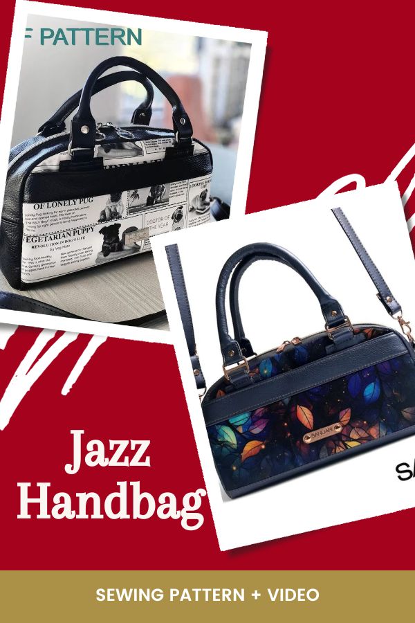 JAZZ HANDBAG SEWING PATTERN + VIDEO - Sew Modern Bags