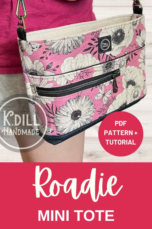 Roadie Mini Tote PDF Pattern + Tutorial - Sew Modern Bags