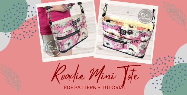 Roadie Mini Tote PDF Pattern + Tutorial - Sew Modern Bags