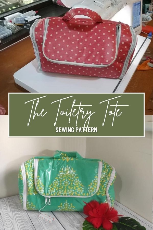 The Toiletry Tote Sewing Pattern Sew Modern Bags