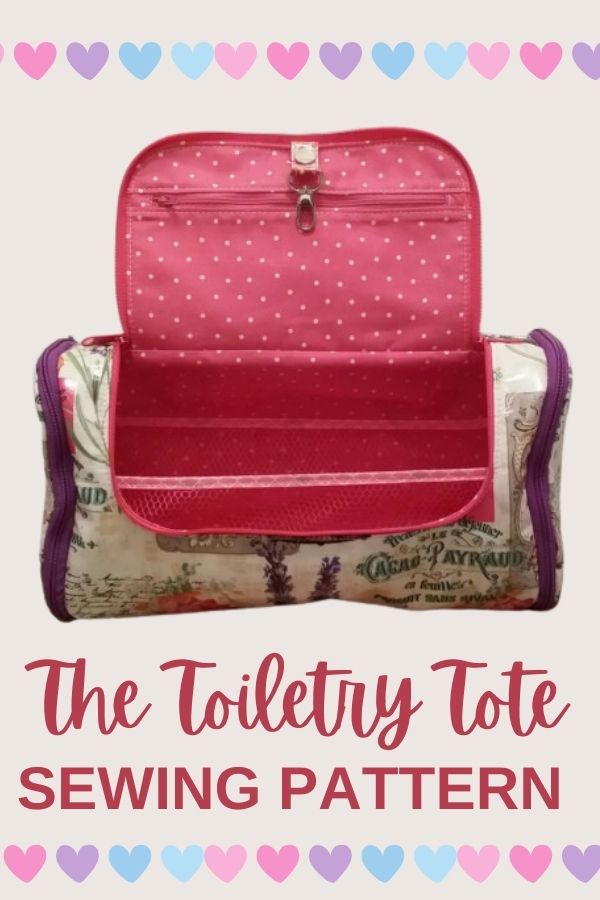 THE TOILETRY TOTE SEWING PATTERN - Sew Modern Bags