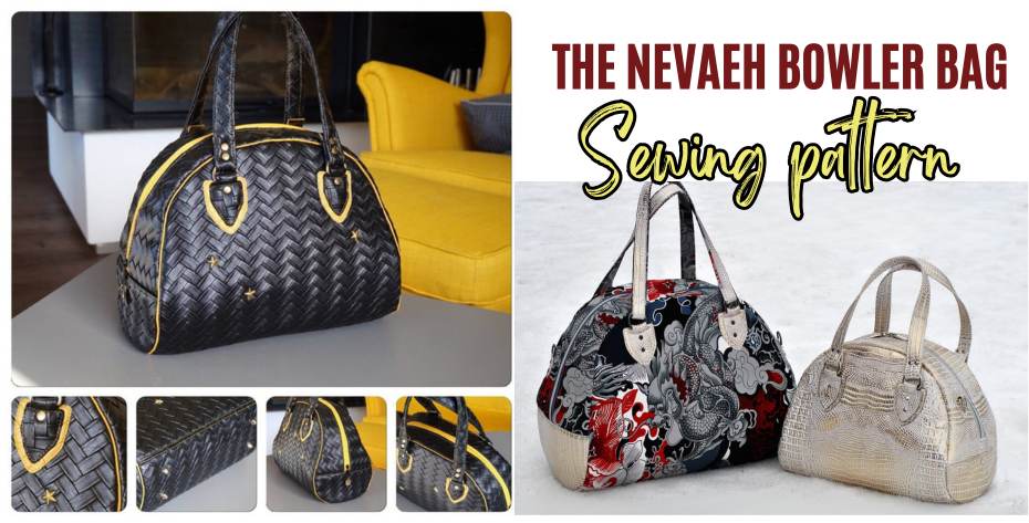 The Nevaeh Bowler Bag Sewing Pattern - Sew Modern Bags