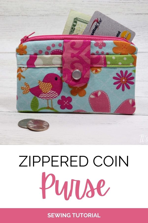 Zippered Coin Purse Sewing Tutorial - Sew Modern Bags
