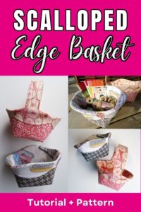 Scalloped Edge Basket Tutorial + Pattern - Sew Modern Bags