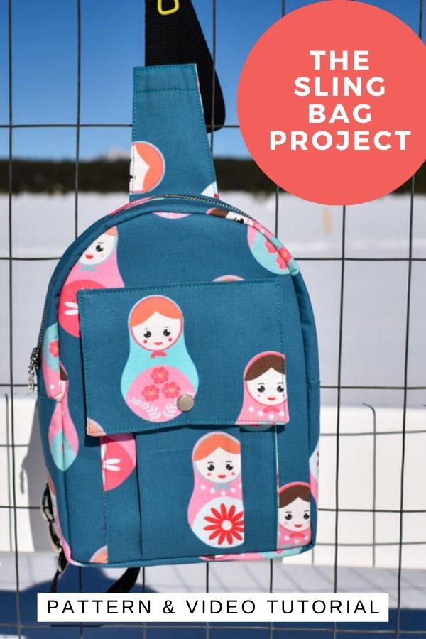 THE SLING BAG PROJECT - PATTERN & VIDEO TUTORIAL - Sew Modern Bags