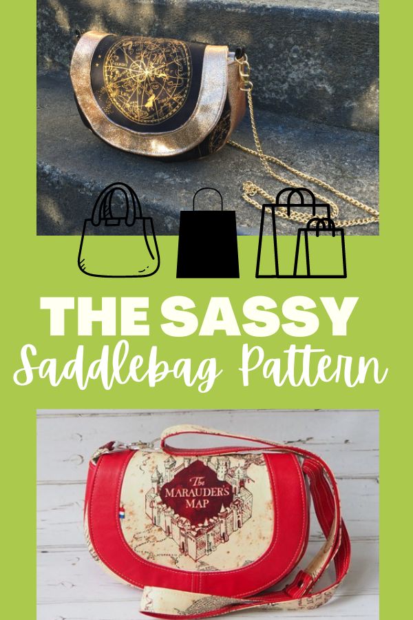 THE SASSY SADDLEBAG PATTERN - Sew Modern Bags