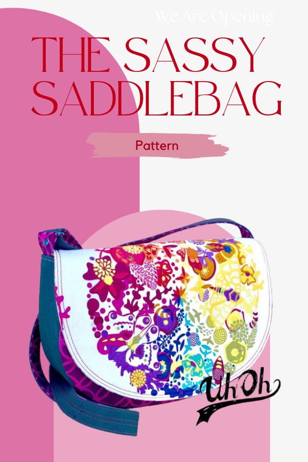 THE SASSY SADDLEBAG PATTERN - Sew Modern Bags