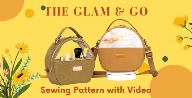 The Glam & Go Sewing Pattern with Video - Sew Modern Bags