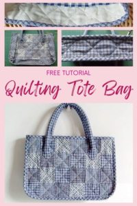 Quilting Tote Bag FREE Tutorial - Sew Modern Bags