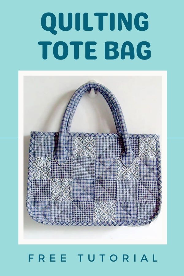 Quilting Tote Bag FREE Tutorial - Sew Modern Bags