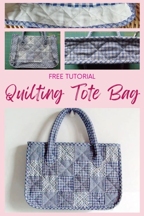 Quilting Tote Bag FREE Tutorial - Sew Modern Bags