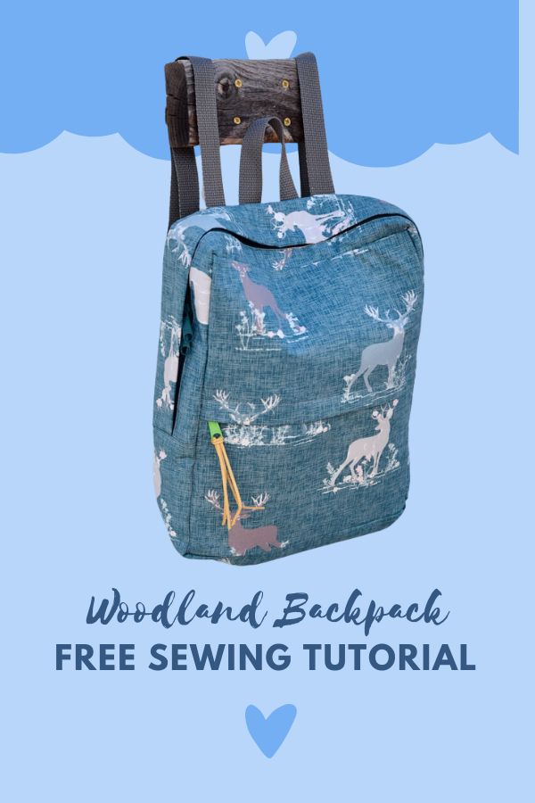 Woodland Backpack FREE Sewing Tutorial - Sew Modern Bags