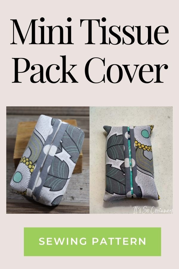 Mini Tissue Pack Cover Sewing Pattern - Sew Modern Bags