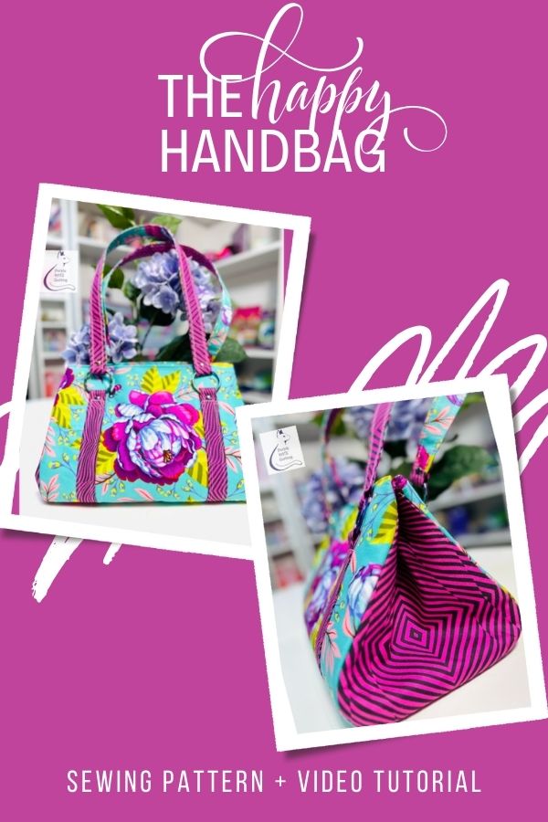 THE HAPPY HANDBAG SEWING PATTERN + VIDEO TUTORIAL - Sew Modern Bags