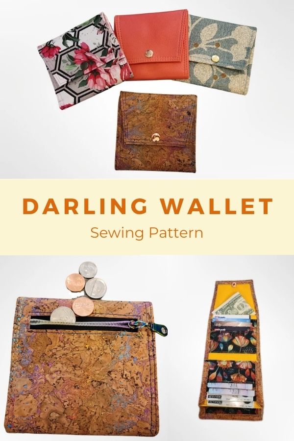 Darling Wallet Sewing Pattern - Sew Modern Bags