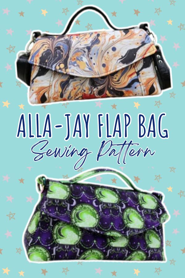 Alla-Jay Flap Bag Sewing Pattern - Sew Modern Bags