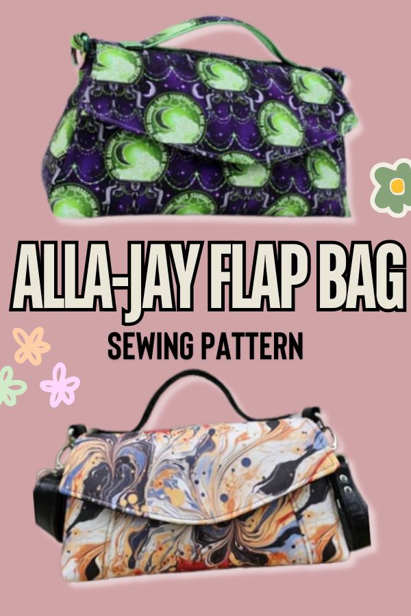 Alla-Jay Flap Bag Sewing Pattern - Sew Modern Bags