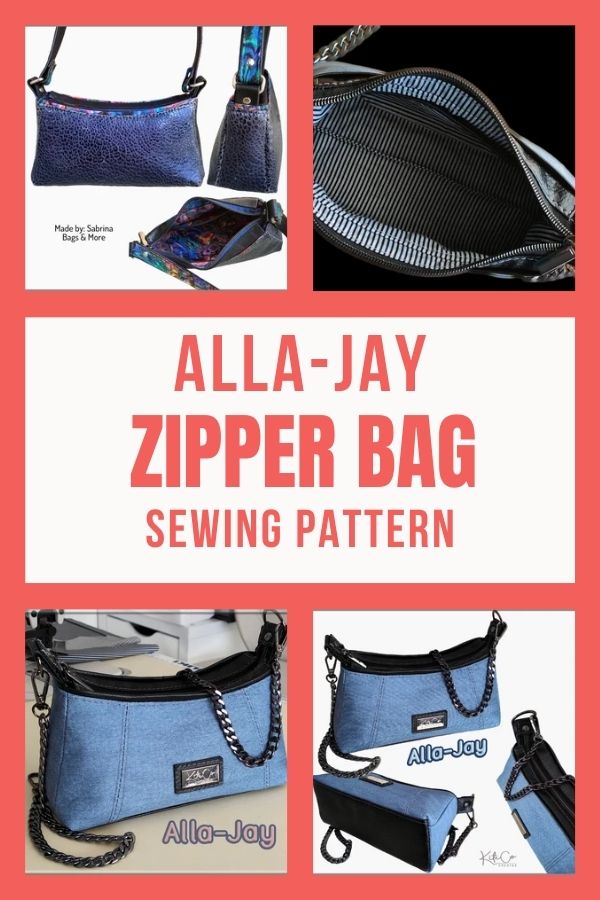 Alla-Jay Zipper Bag Sewing Pattern - Sew Modern Bags