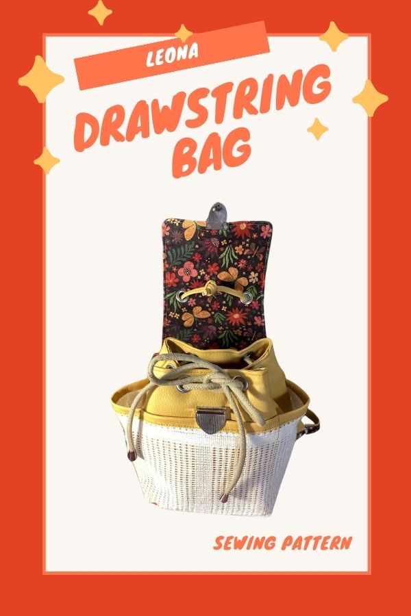 Leona Drawstring Bag Sewing Pattern - Sew Modern Bags