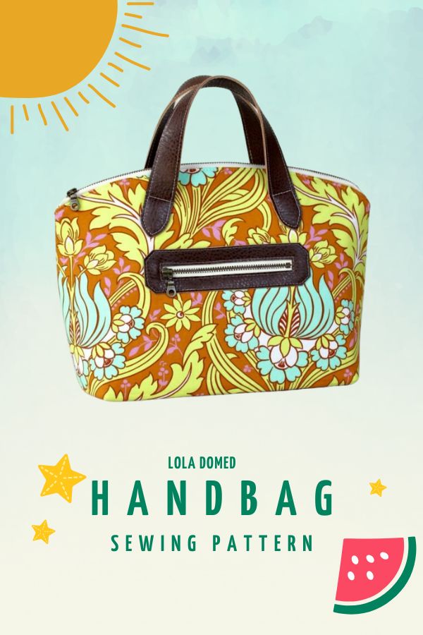 Lola Domed Handbag Sewing Pattern - Sew Modern Bags