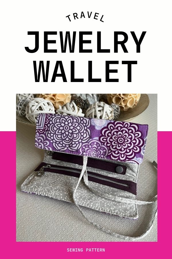 Travel Jewelry Wallet Sewing Pattern - Sew Modern Bags