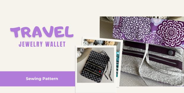 Travel Jewelry Wallet Sewing Pattern - Sew Modern Bags