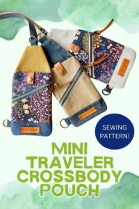 Mini Traveler Crossbody Pouch Sewing Pattern - Sew Modern Bags