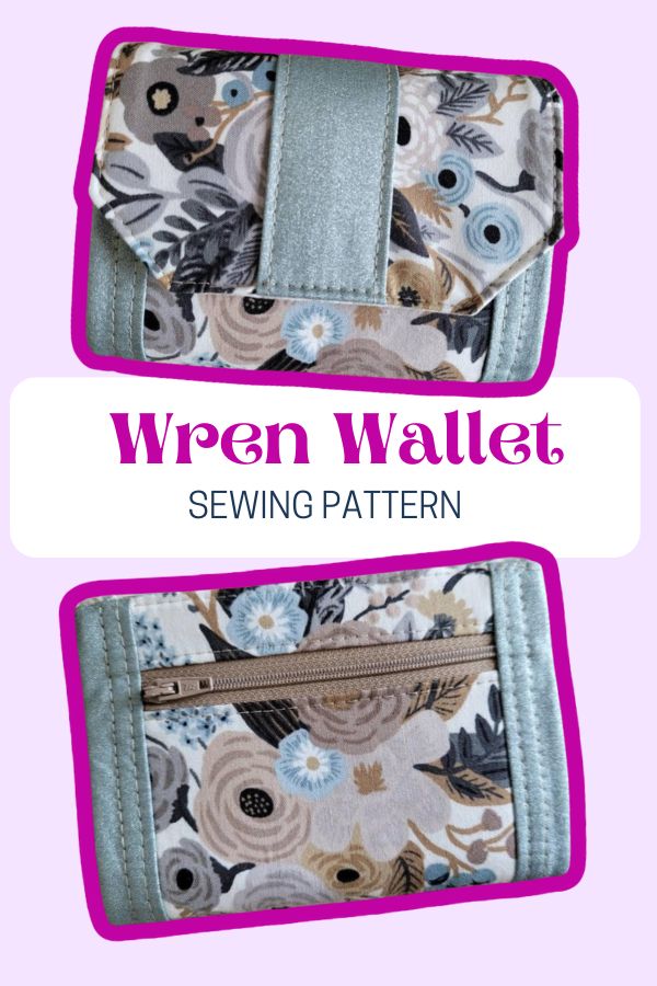 Wren Wallet Sewing Pattern - Sew Modern Bags