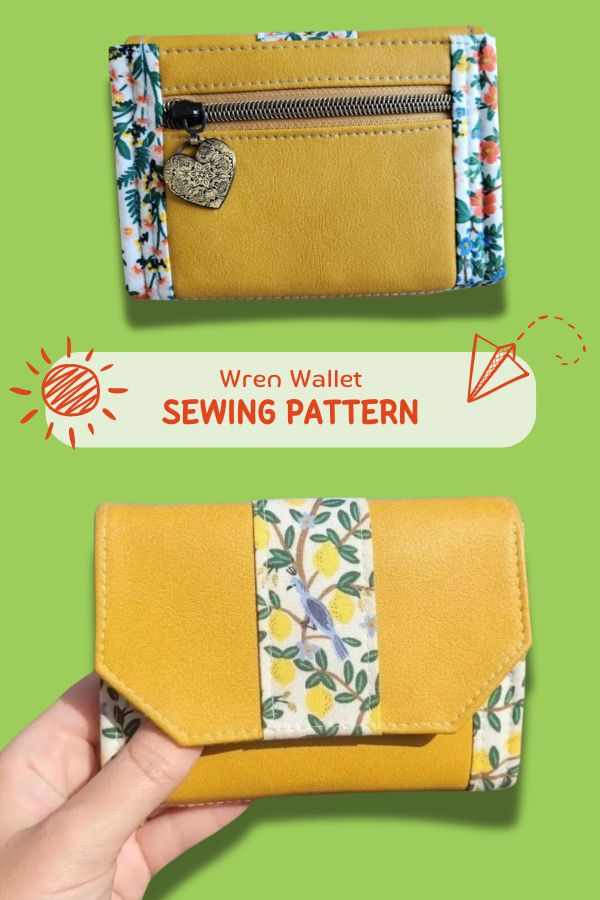 Wren Wallet Sewing Pattern - Sew Modern Bags