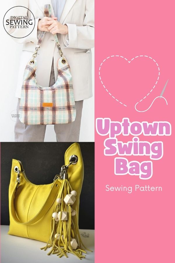 Uptown Swing Bag Sewing Pattern - Sew Modern Bags