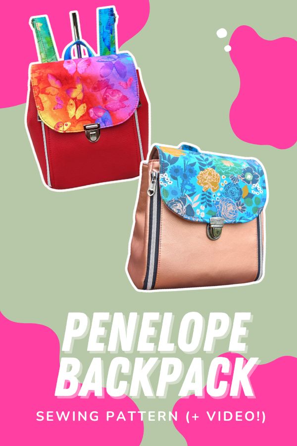 Penelope Backpack Sewing Pattern (+ Video!) - Sew Modern Bags