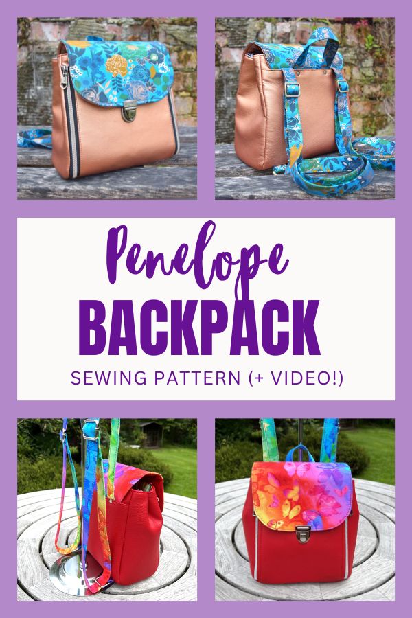 Penelope Backpack Sewing Pattern (+ Video!) - Sew Modern Bags