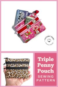 Triple Penny Pouch Sewing Pattern - Sew Modern Bags