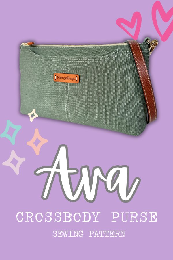 Ava Crossbody Purse Sewing Pattern - Sew Modern Bags