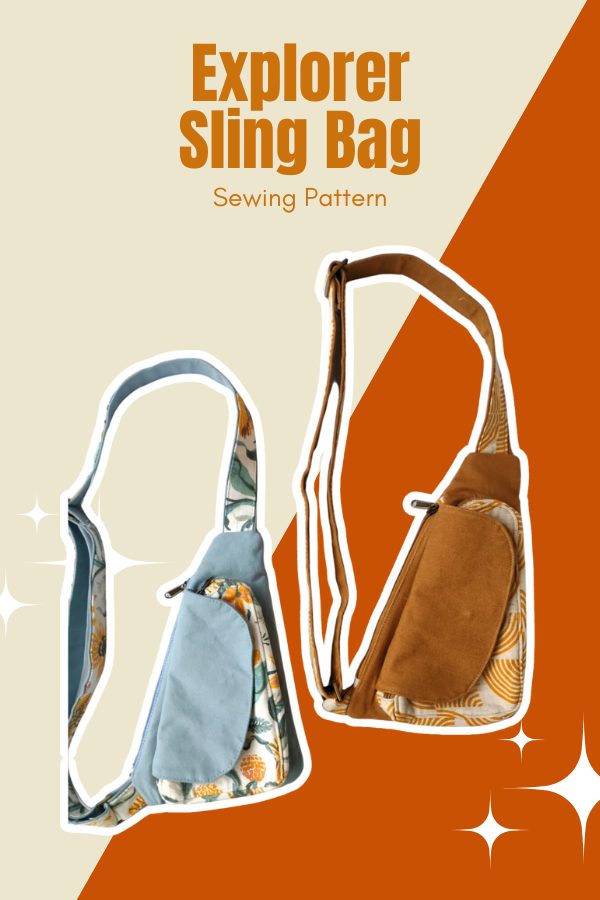 Explorer Sling Bag Sewing Pattern - Sew Modern Bags