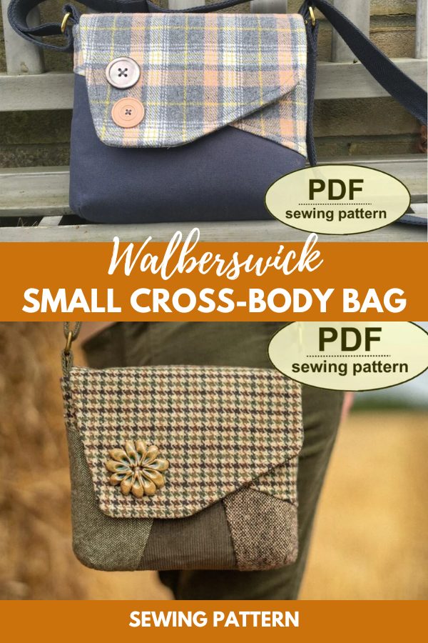 Walberswick Small Cross-Body Bag PDF Sewing Pattern - Sew Modern Bags