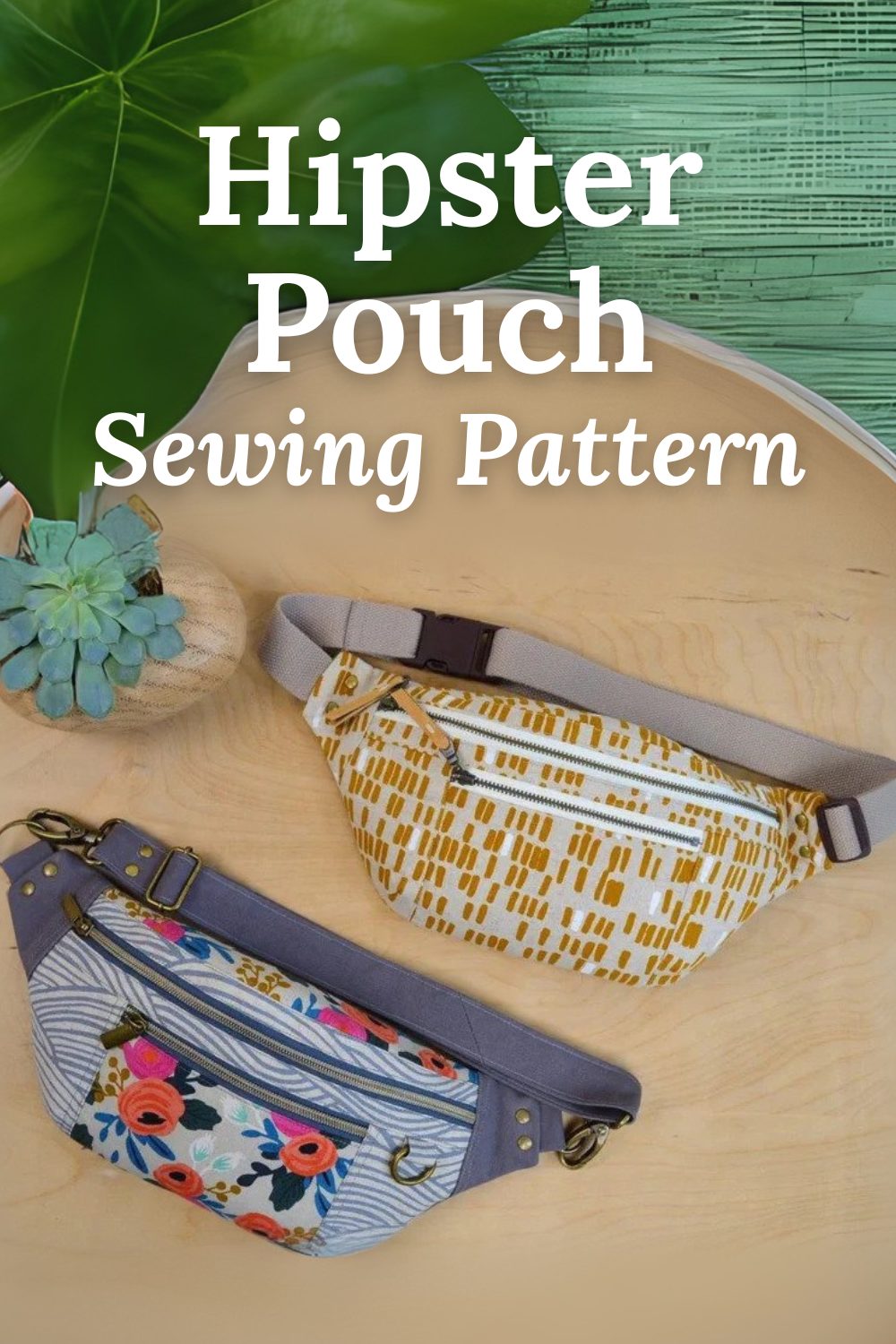 Hipster Pouch Pattern (2 sizes + video) by Kandou Patterns - Sew Modern ...