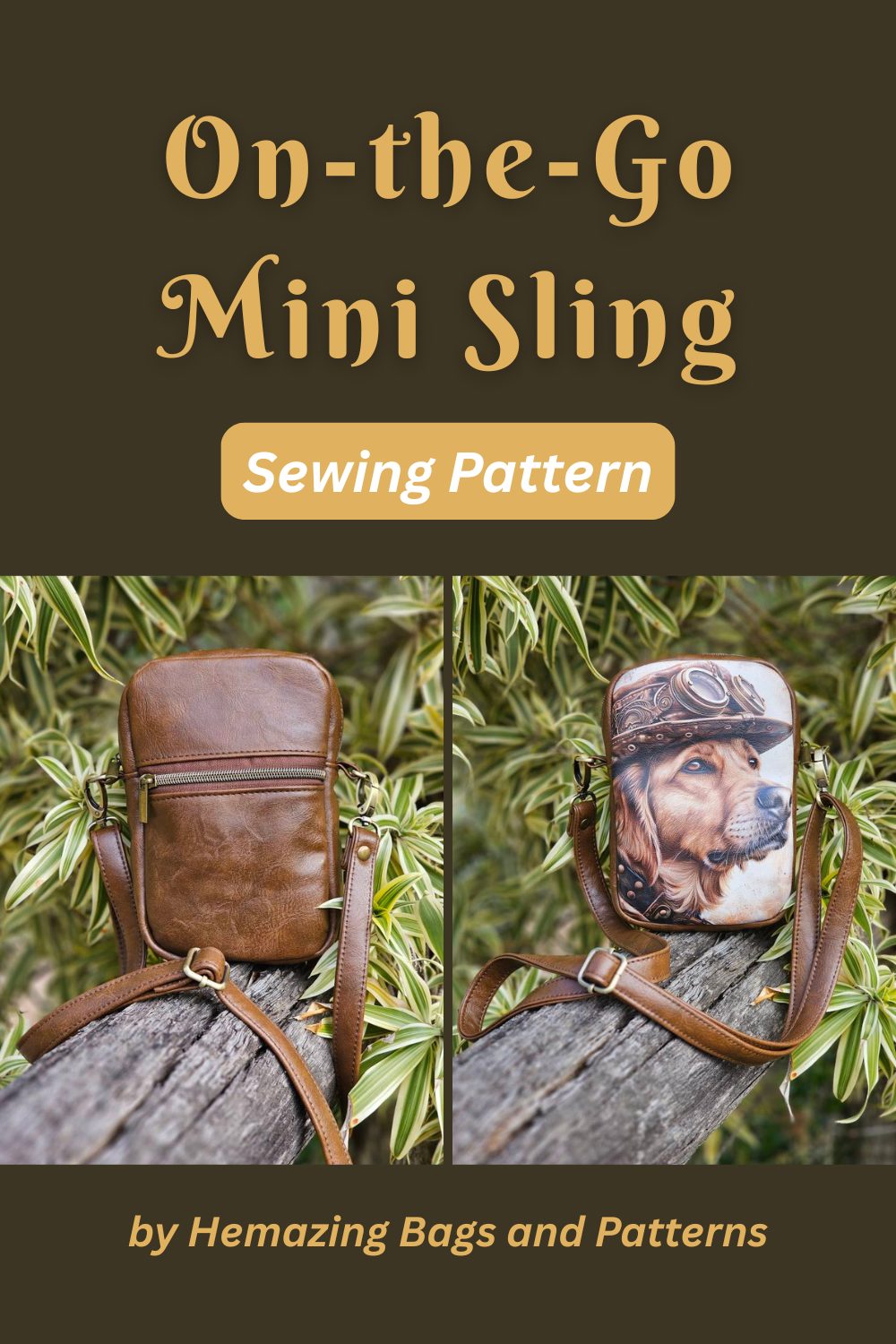 On-The-Go Mini Sling Sewing Pattern by Hemazing Bags and Patterns - Sew ...
