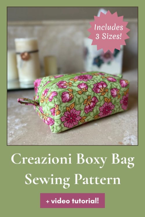 Creazioni Boxy Bag Sewing Pattern by Creazioni Cicerone - Sew Modern Bags
