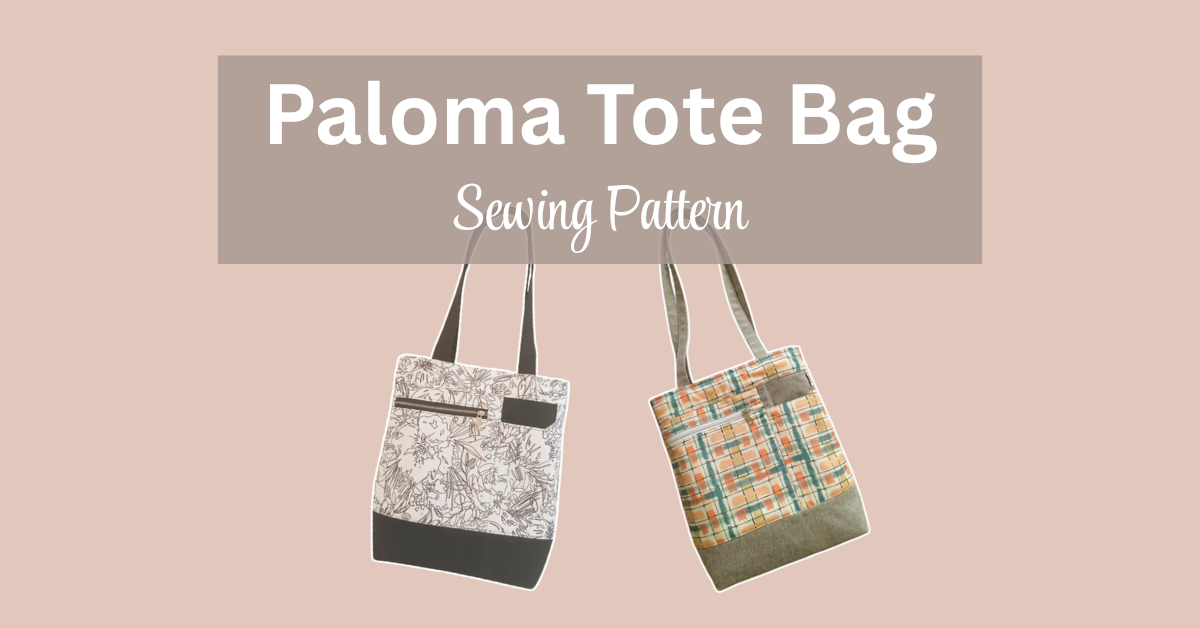 Paloma Tote Bag Sewing Pattern by Imazz Patterns - Sew Modern Bags